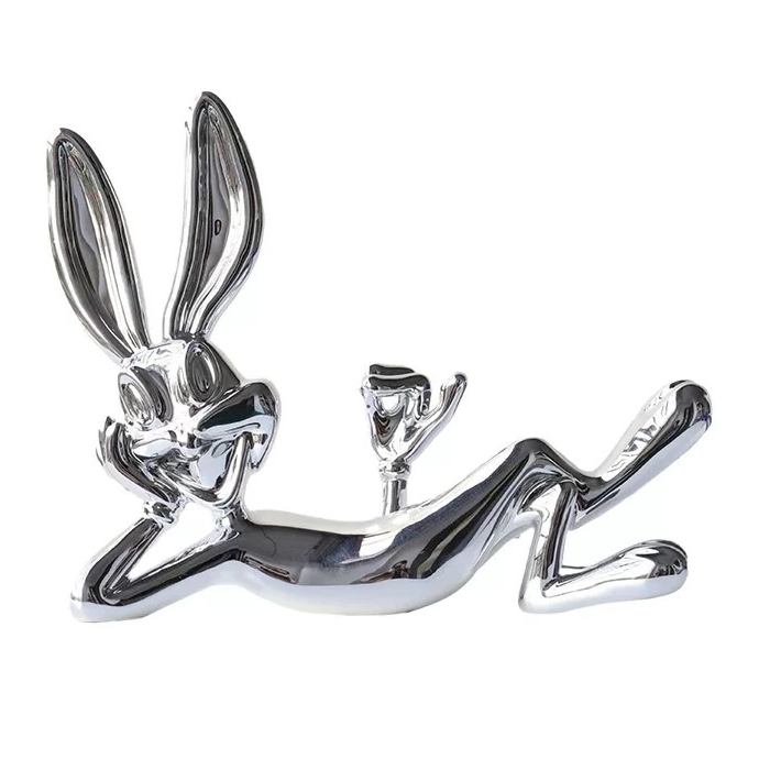 ESCULTURA DE RESINA BOB BUNNY — IDCO