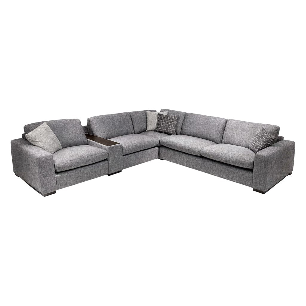 SOFA SECCIONAL BEM TELA CARBON — IDCO