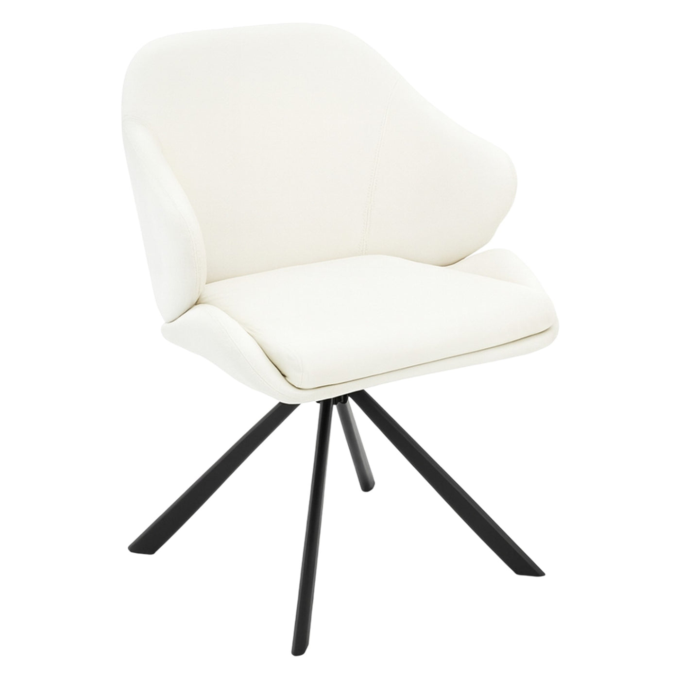 SILLA COMEDOR GIRATORIA BLANCA — IDCO