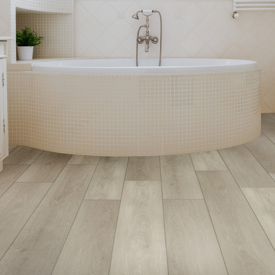 PISO PVC (LUXURY VINYL TILE) SISTEMA CLIC ROBLE INVIERNO — IDCO